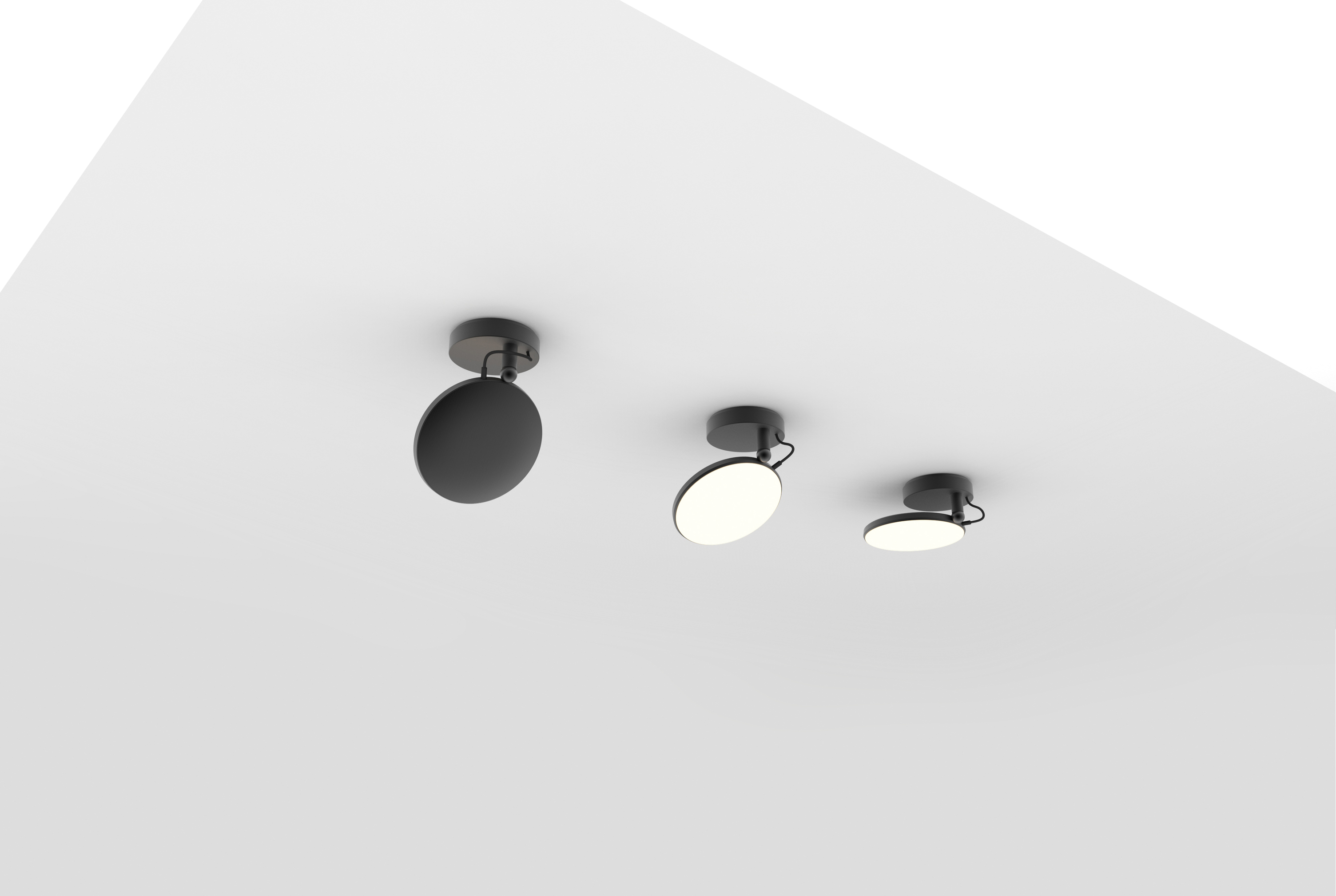 EVOLUTION SPOT S | Cylindrical, movable ceiling spotlight by SATTLER