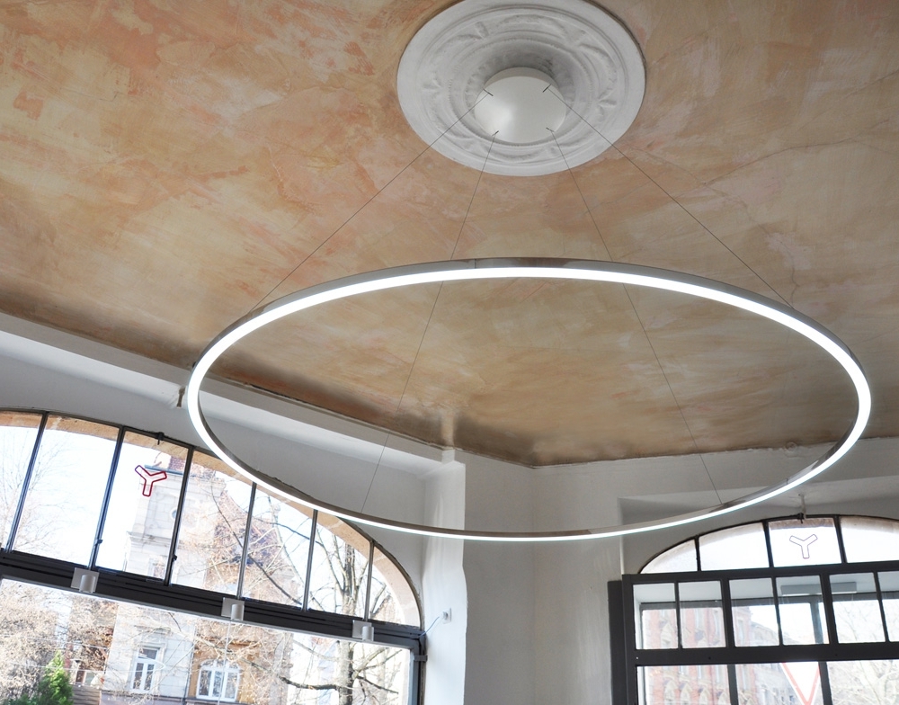 SLIM DIRECT 600 - Elegant, direct ring luminaire | SATTLER Lighting