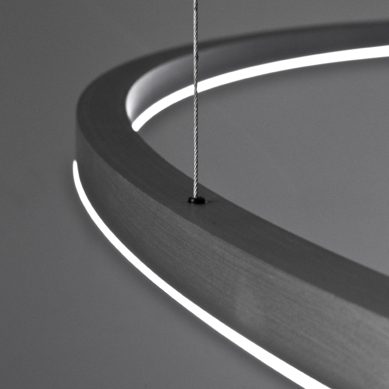 SLIM DIRECT 1240 - Clear, direct ring luminaire | SATTLER Lighting