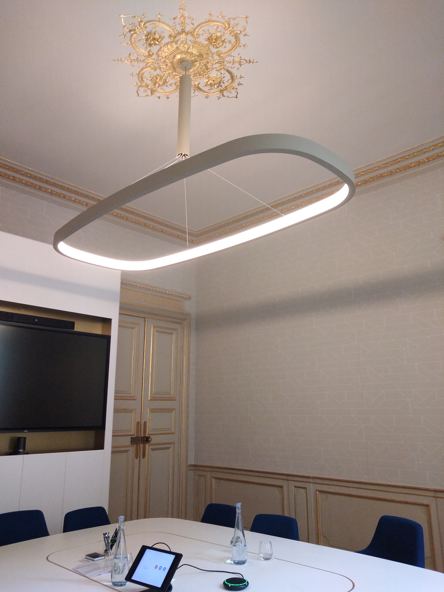 SOFT SQUARE L 1666x756 - Rectangular LED ring luminaire - Elegant ...