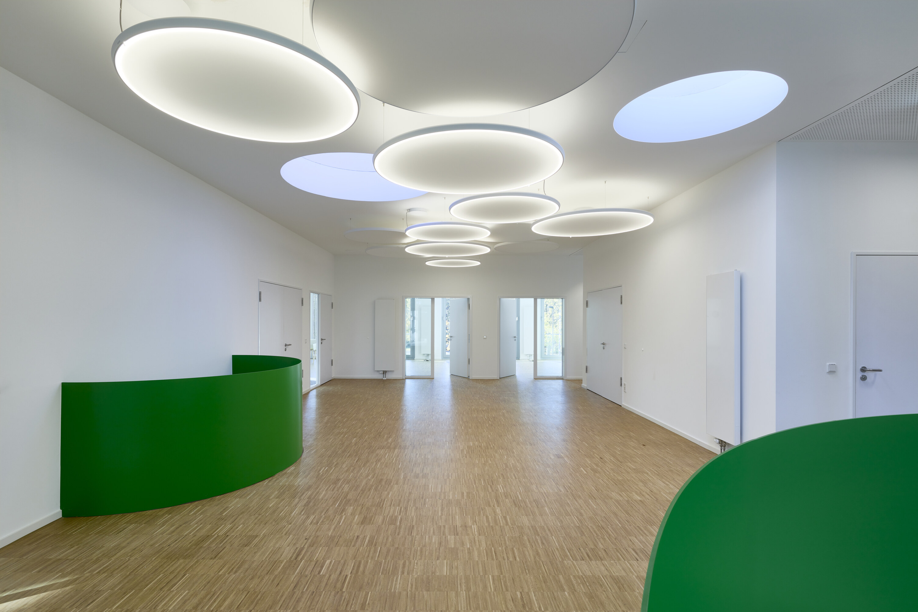 L+A PANEL - Light & Acoustic Panel, square or round | SATTLER lighting